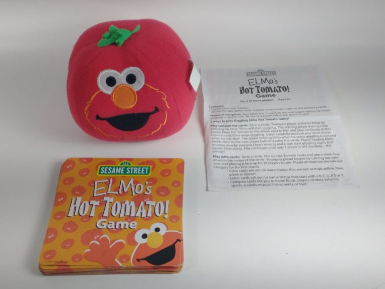 Elmo's Hot Tomato Game Sesame Street 2007 Cardinal - Mister3.com